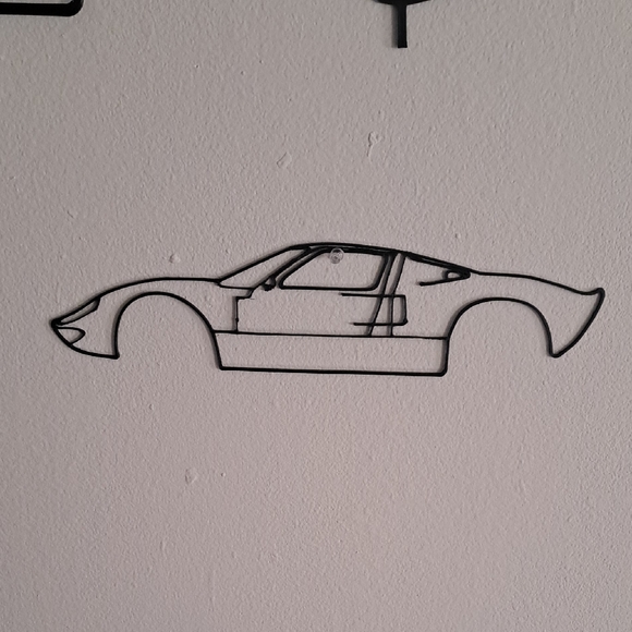 Wall Decor | Wall Art Racing Track And Car Silhouettes | Poshmark